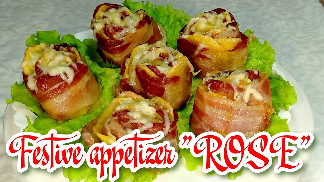 Festive appetizer Rose, recipe #recipes, #recipes simple, #recipes ...