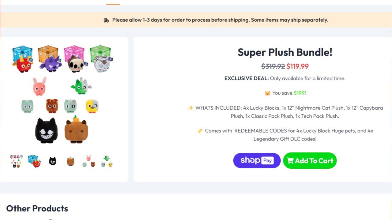 Super Plush Bundle! Pet Sim 99 - YouTube