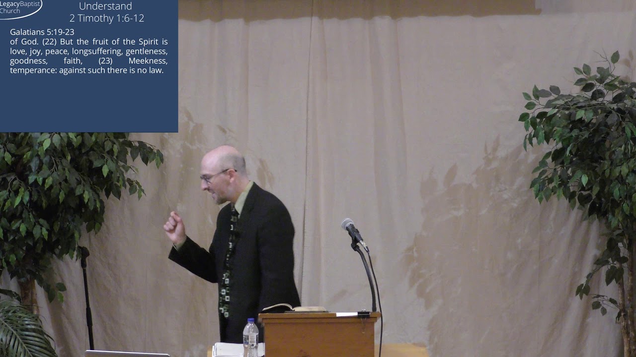 2 Timothy 1:6-12 - Be Not Ashamed, Part 2 - YouTube