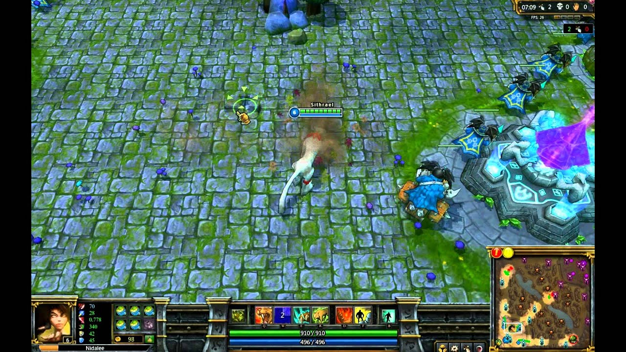 League of Legends Schneehäschen/Snow Bunny Nidalee Skin - YouTube