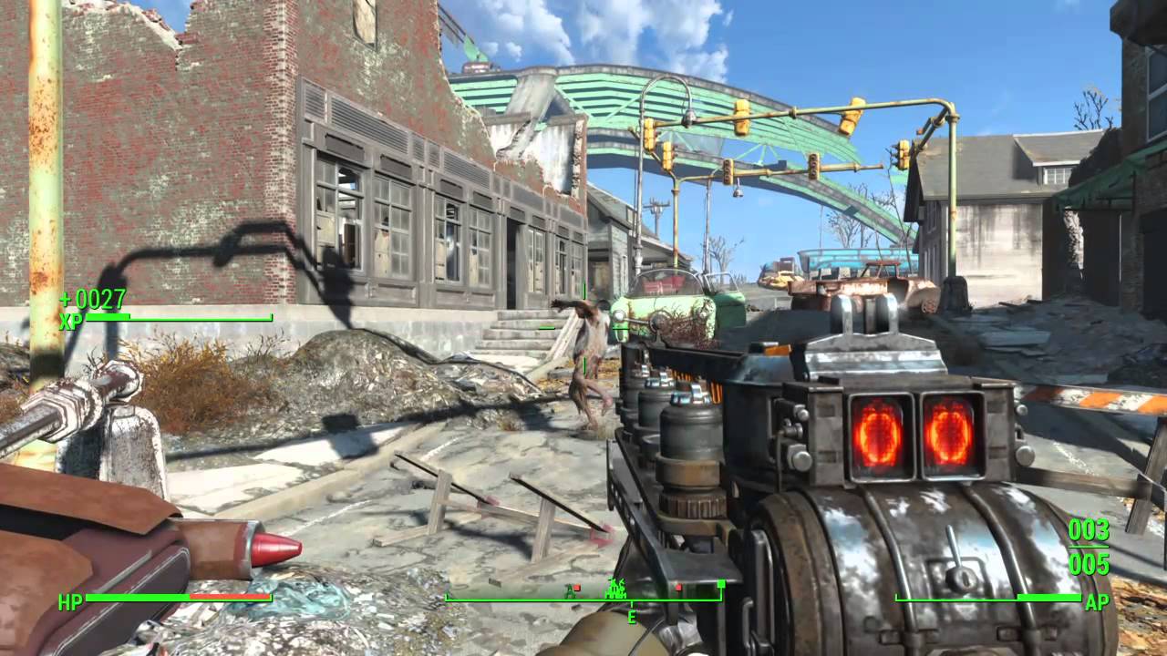 Fallout 4 - A Ghoul Horde Approaches - - YouTube