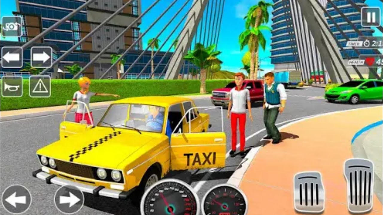 how to make taxi car driver simulator taxi car driver simulator - YouTube