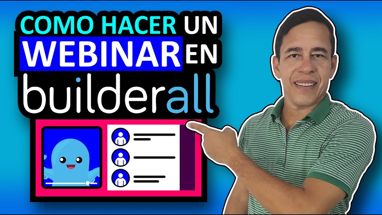 ¿Cómo hacer un Webinar con Builderall? - YouTube