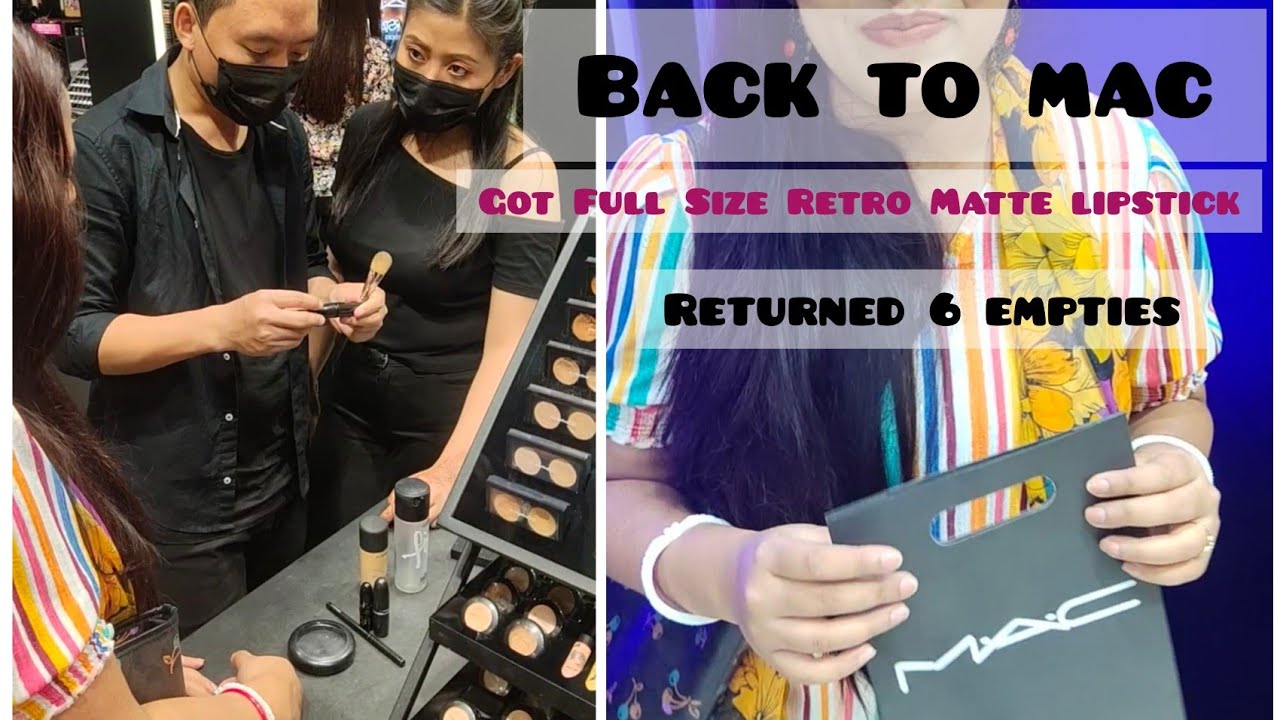 Back To MAC Program Explained || Got Free Full Size MAC Lipstick in ...