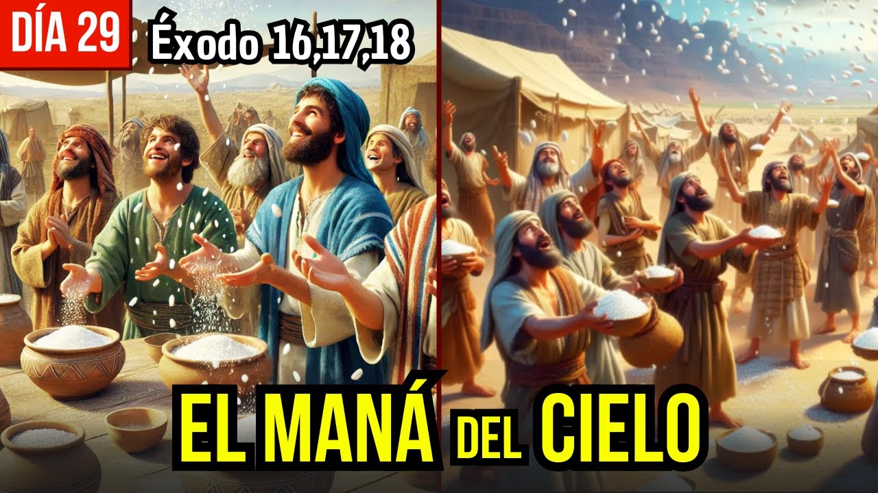 La Biblia en 1 Año - Día 29: Éxodo 16-18 | Maná del Cielo, Agua de la ...