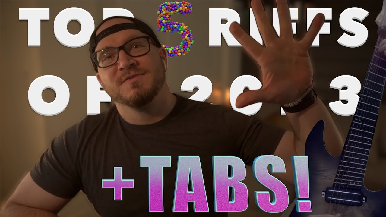 My Top 5 Riffs of 2023! w/ TABS! - YouTube