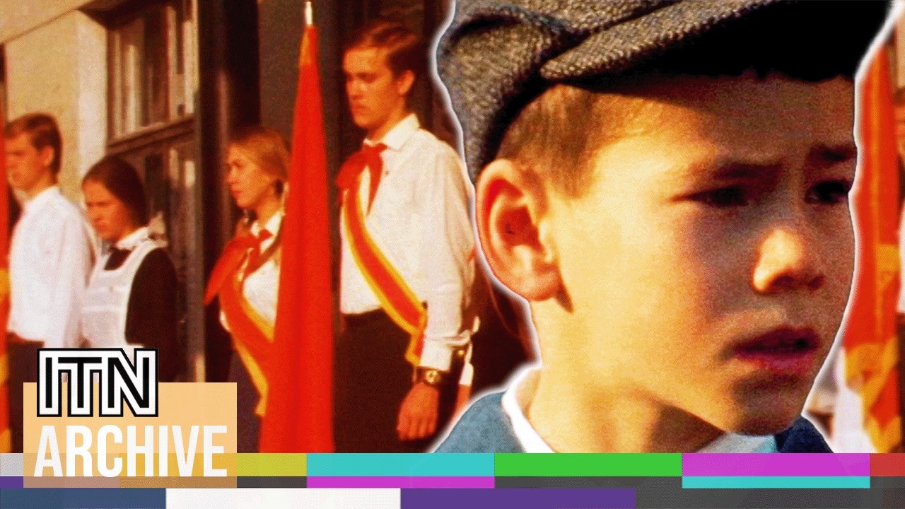 Back to School in the USSR - Rare Footage of Soviet Children Starting ...