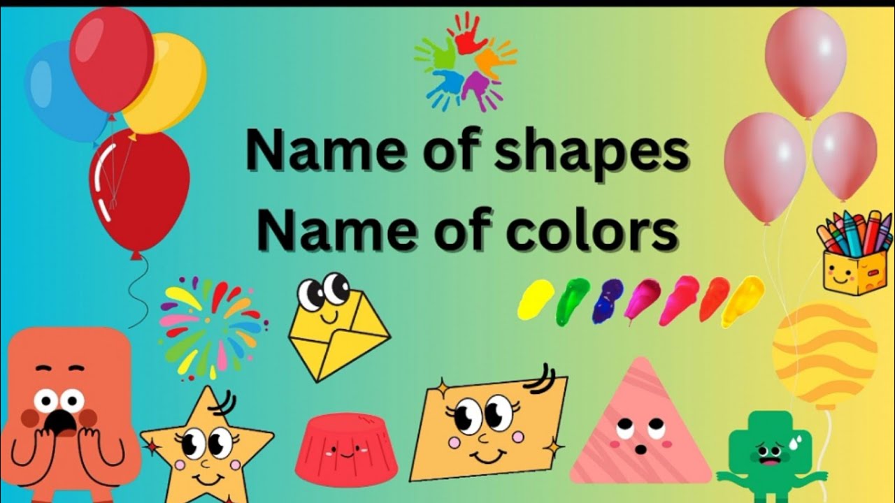 colors name | name of colors | list of colors | colours | shapes name ...