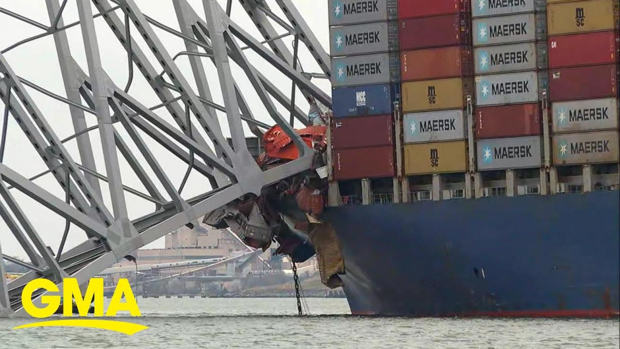 Francis Scott Key Bridge cleanup underway - YouTube