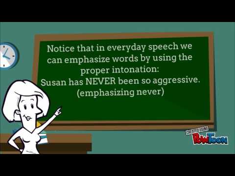 inversion of the word order - YouTube