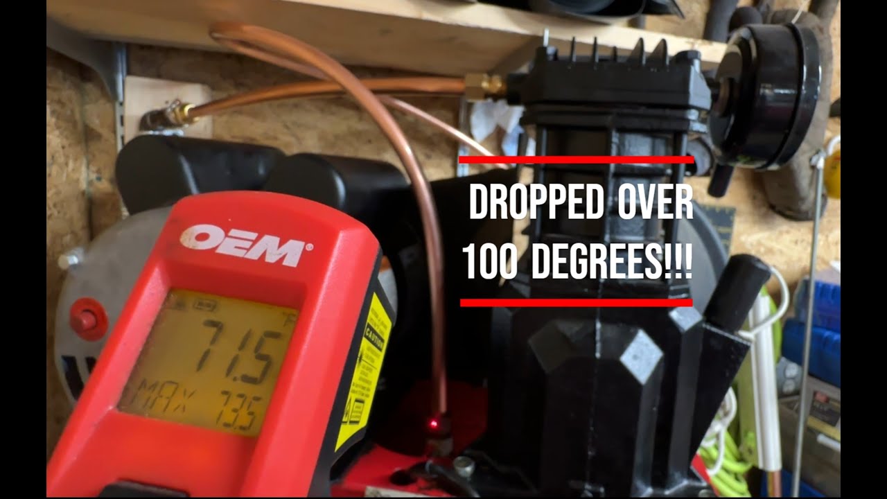 EASY AIR COMPRESSOR "AFTERCOOLER" UPGRADE - YouTube