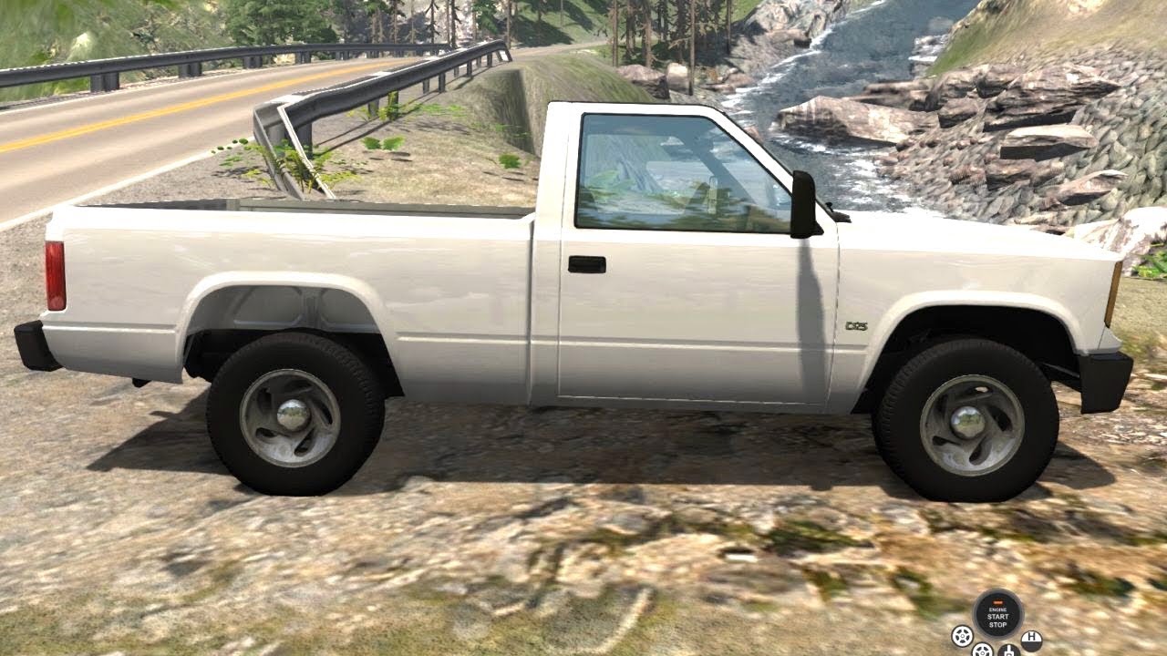 BeamNG Drive - Pickup Truck Off Road Up a Mountain - YouTube
