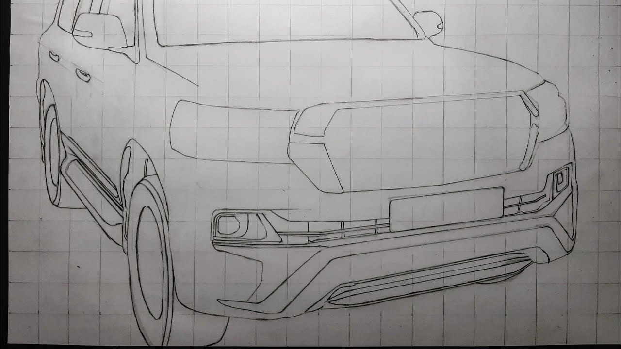 TAYOTA LAND CRUİSER HOW TO DRAW. NECƏ ÇƏKİLİR. LAND CRUİSER 200 - YouTube