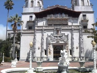 Iconic Hearst Castle Closed During Wildfires - YouTube