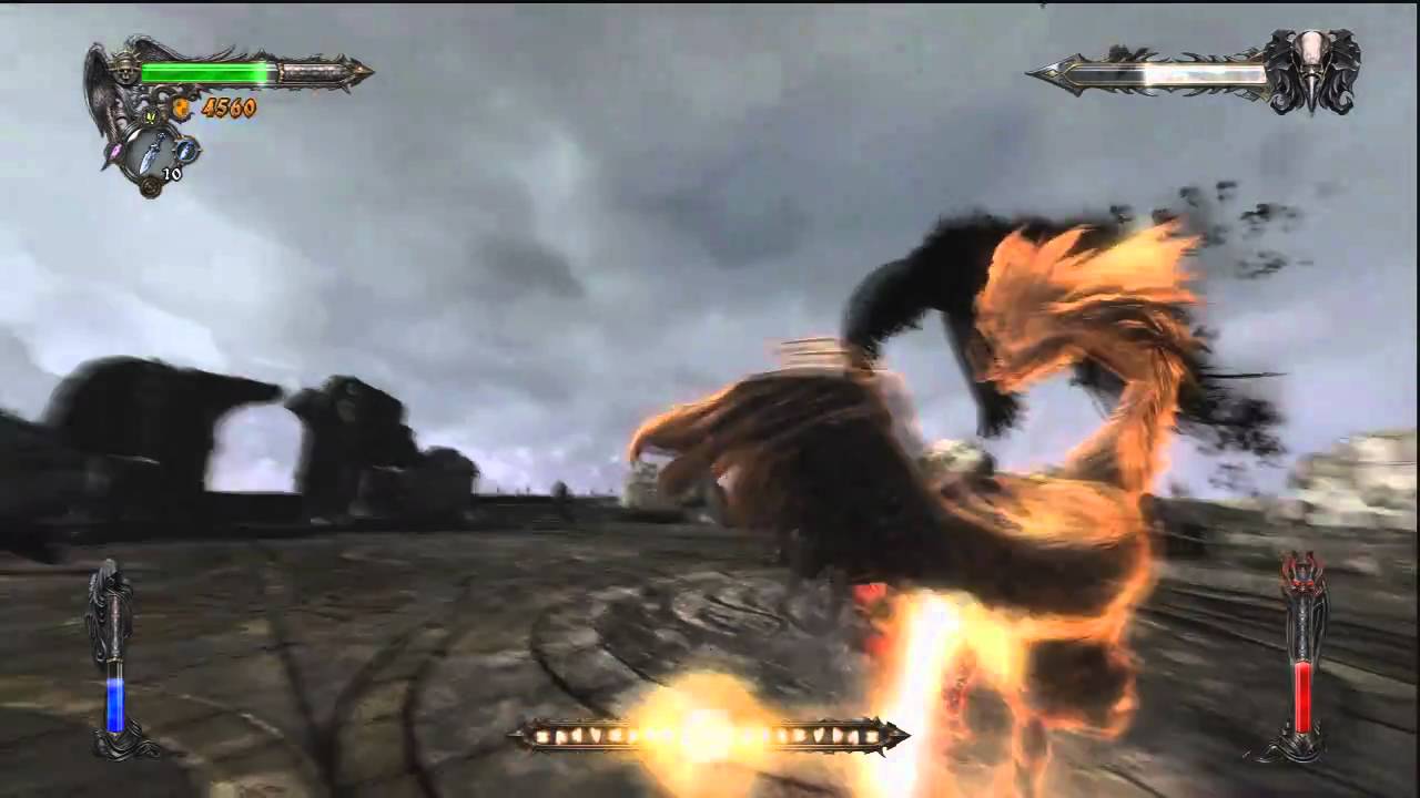 Castlevania: Lords of Shadow - Crow Witch Boss Fight - YouTube