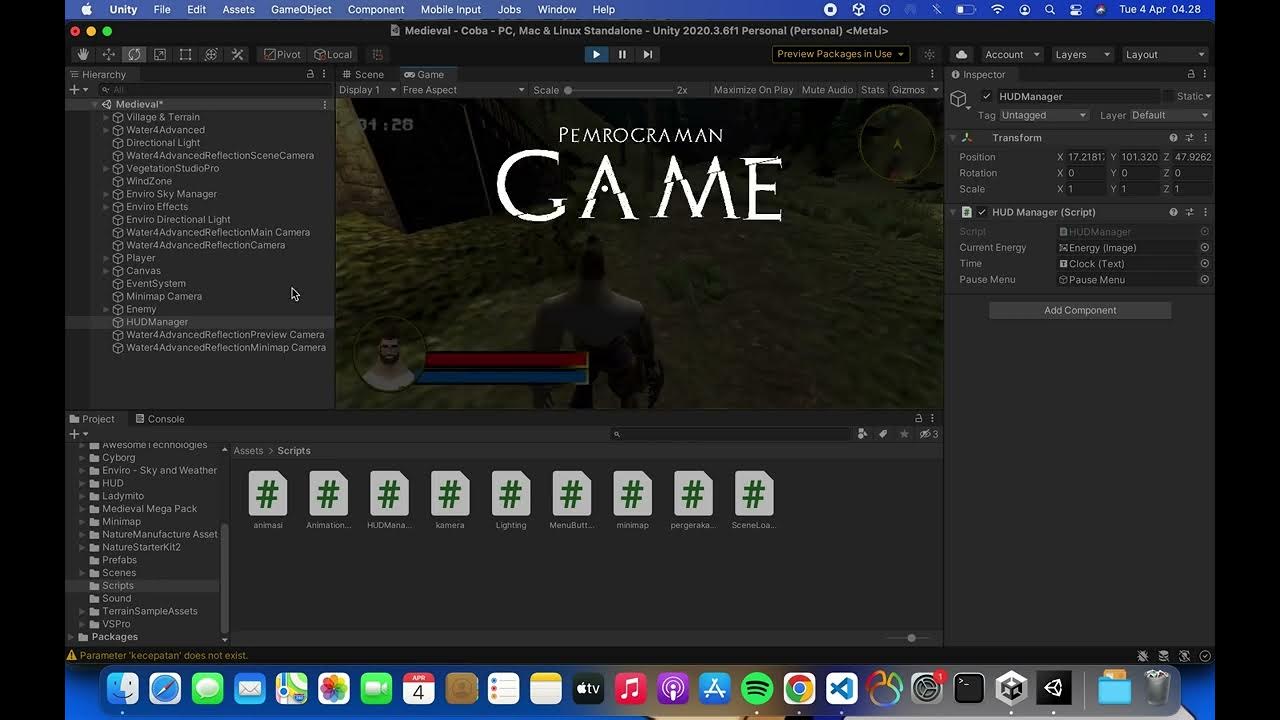 Pertemuan 5 Praktikum Pemrograman Game Itenas 2023 - YouTube