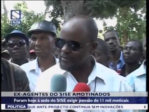 Ex-agentes do SISE amotinados na sede para exigir pensão de 11 mil meticais