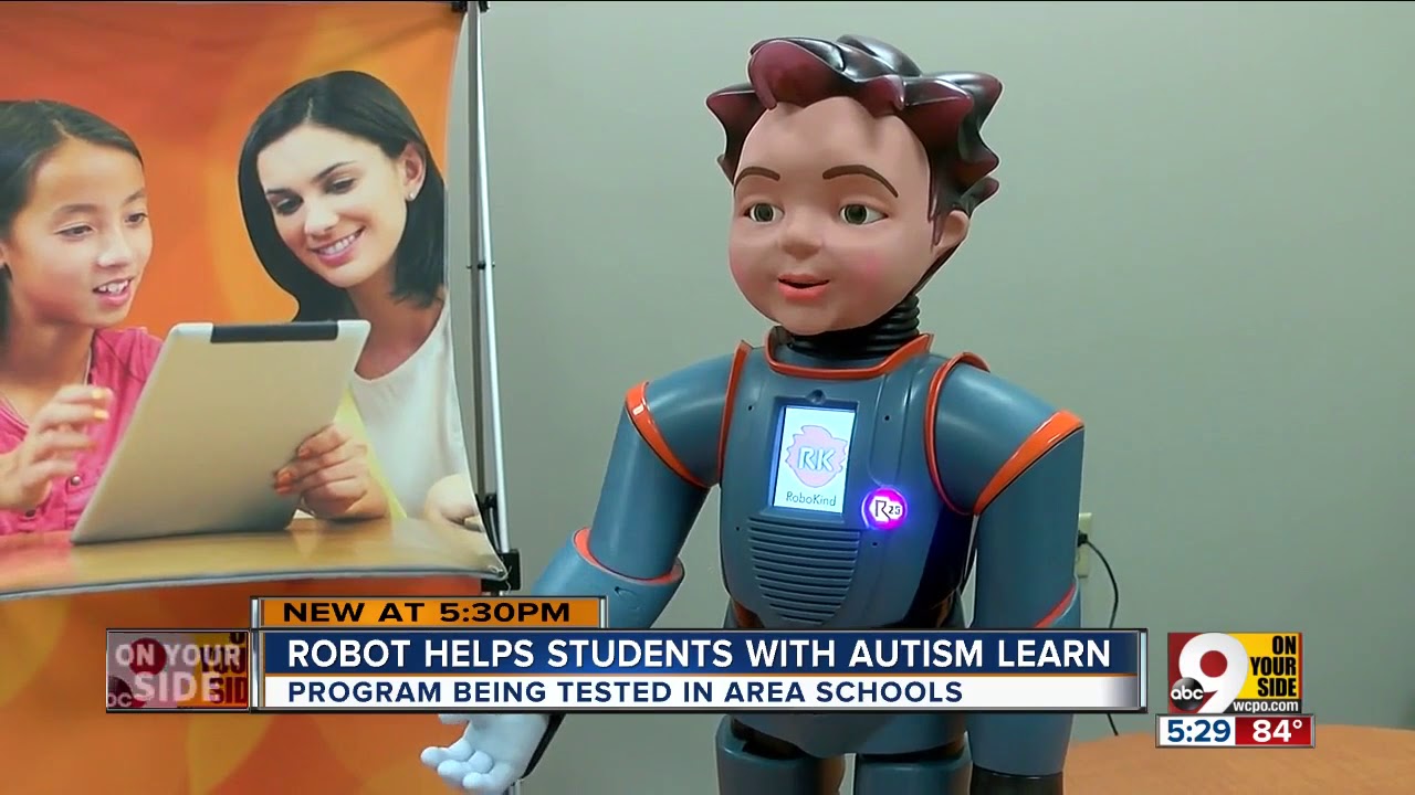 Milo The Robot helps kids with autism learn social skills - YouTube