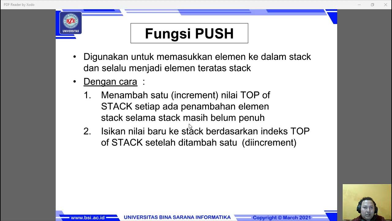 Struktur Data: Animasi Stack Dengan Implementasi Kode Python - YouTube