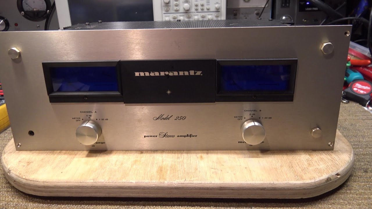 Marantz 250 Amplifier - Part 1 - YouTube