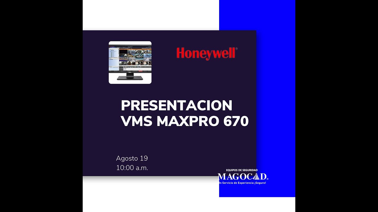 MAGOCAD - PRESENTACIÓN VMS MAXPRO 670 - YouTube