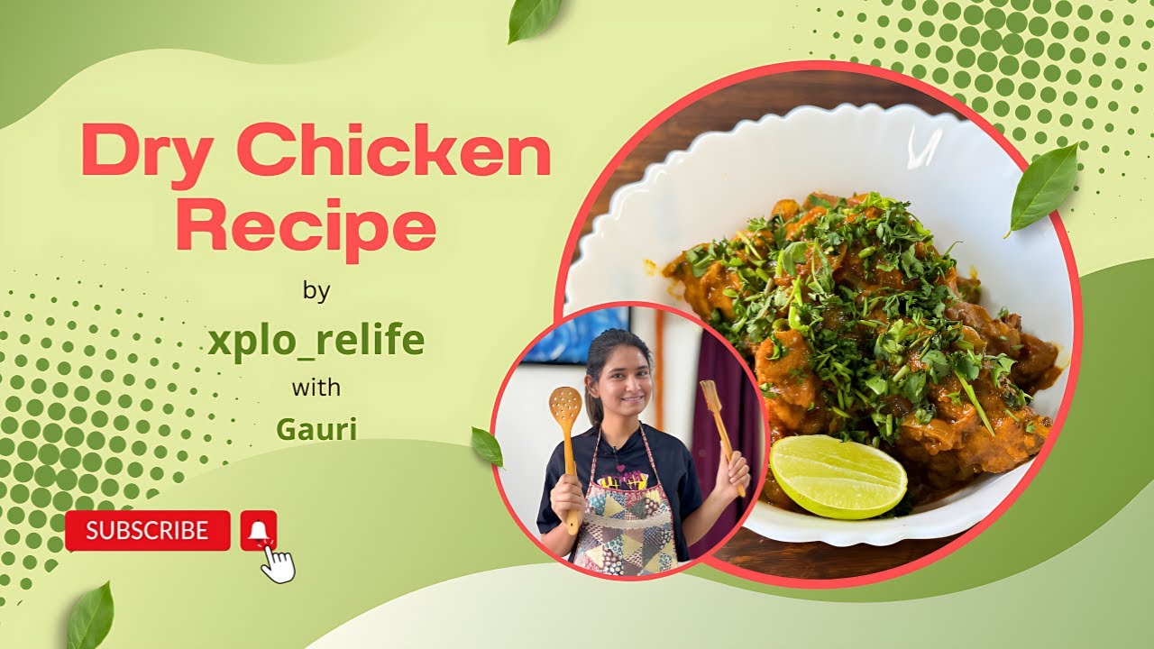 Delicious and Healthy Dry Chicken Recipe 🍗 | Diet-Friendly and Packed ...