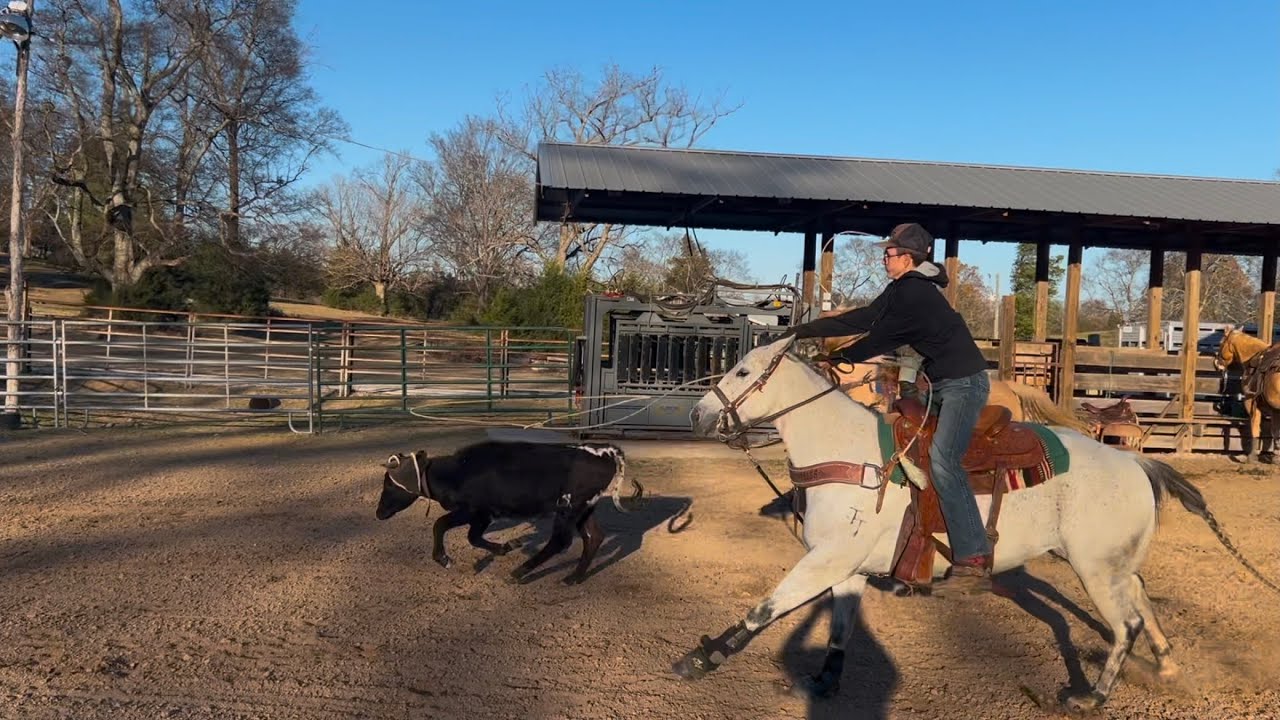 December 5th Team Roping Practice - YouTube