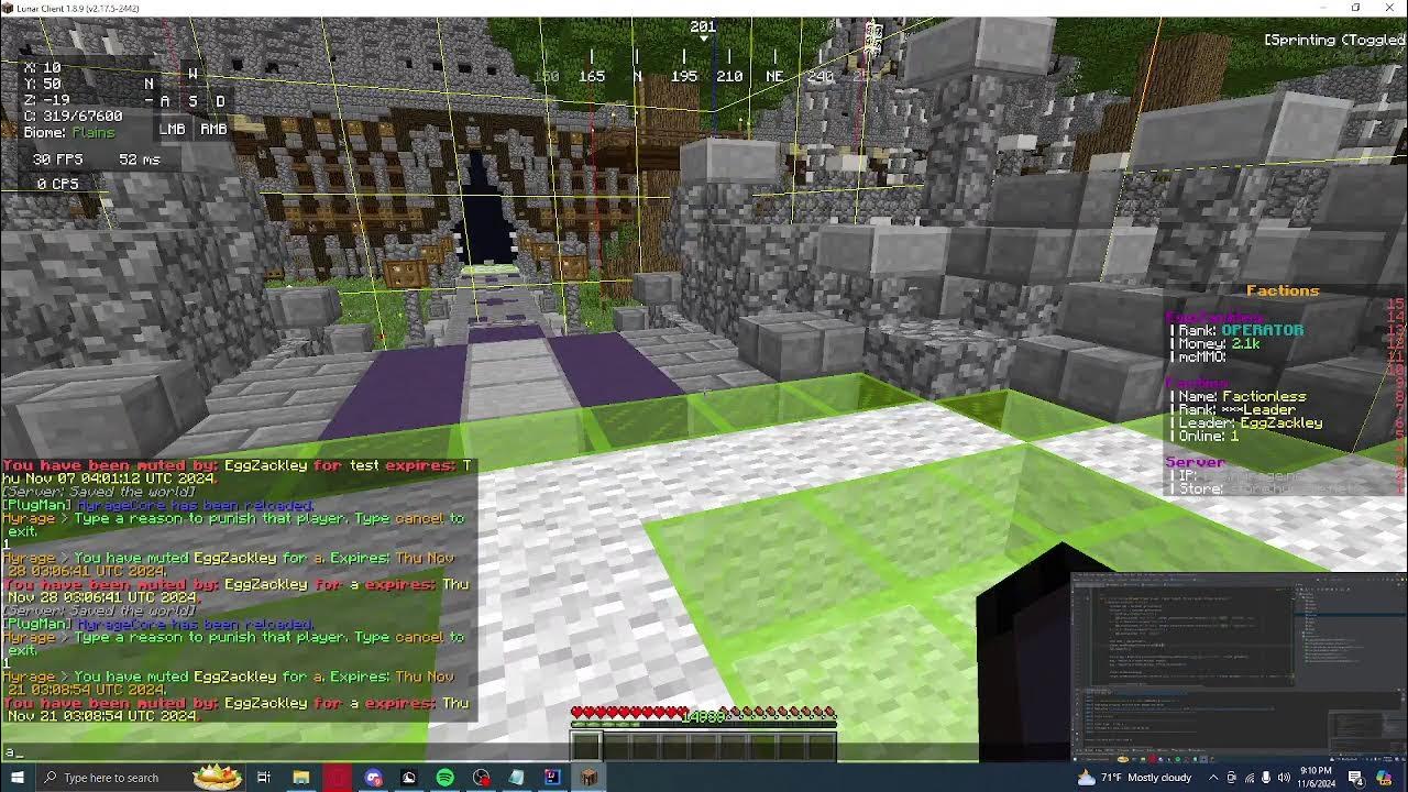 1.8 Plugin Development - Minecraft Java Edition - Bukkit/Spigot - YouTube