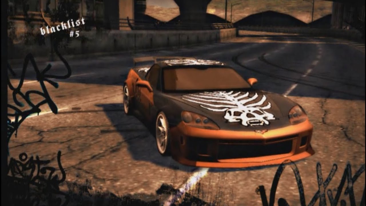 NFS MW Final Pursuit with Webster's CORVETTE C6 - YouTube