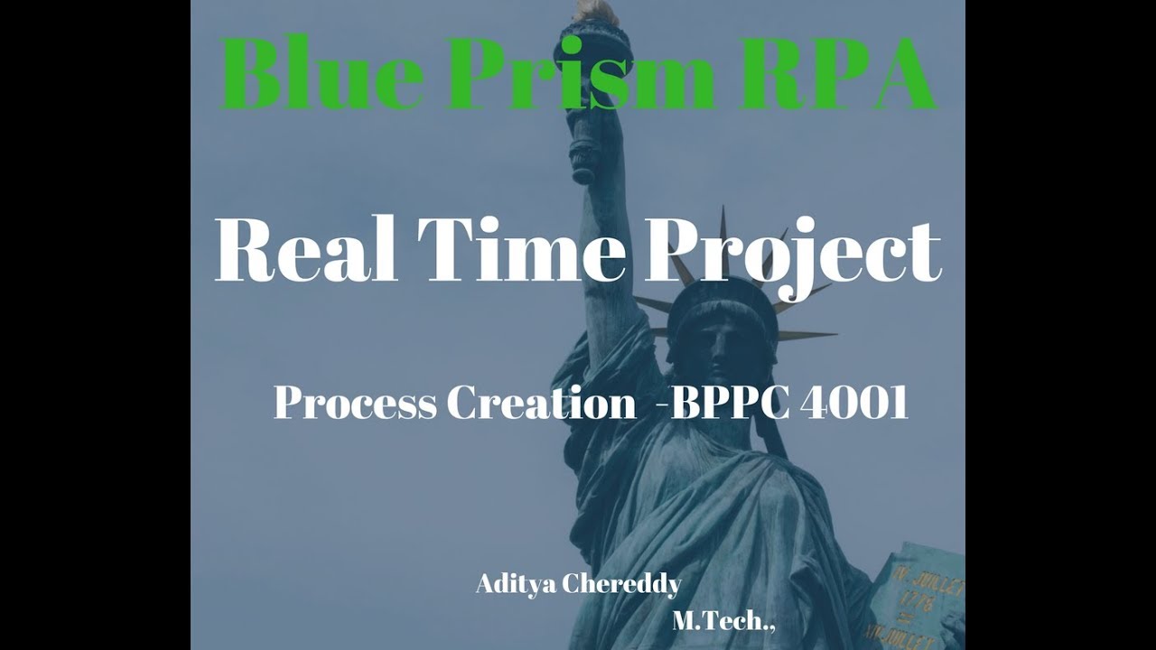 Blue Prism RPA - Process Creation - BPPC 4001 - Aditya RPA Academy BTM ...