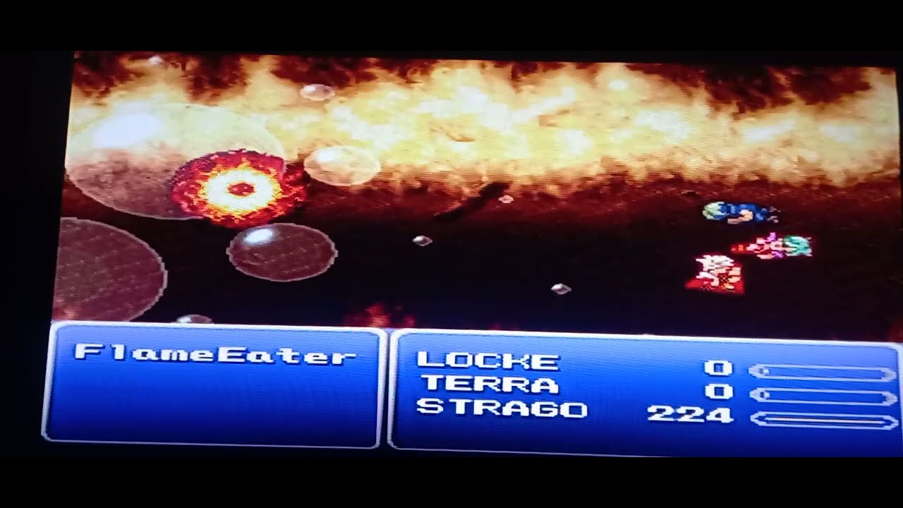 FF6 Flame eater boss - YouTube