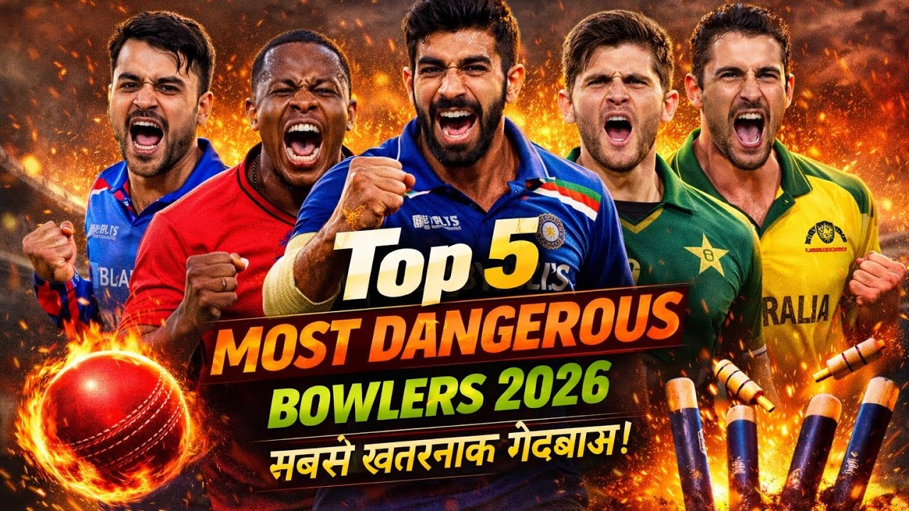 🔥Best Fast Bowlers in the World 2026 |Top 5 Bowlers|Sports धमाका।# ...