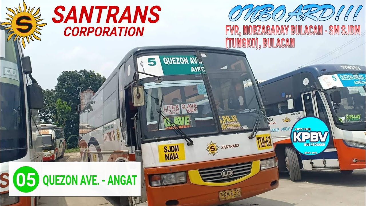 ONBOARD!!! Bus Ride Santrans 2720 (Exfoh SR Aircon) || FVR - SM SJDM ...