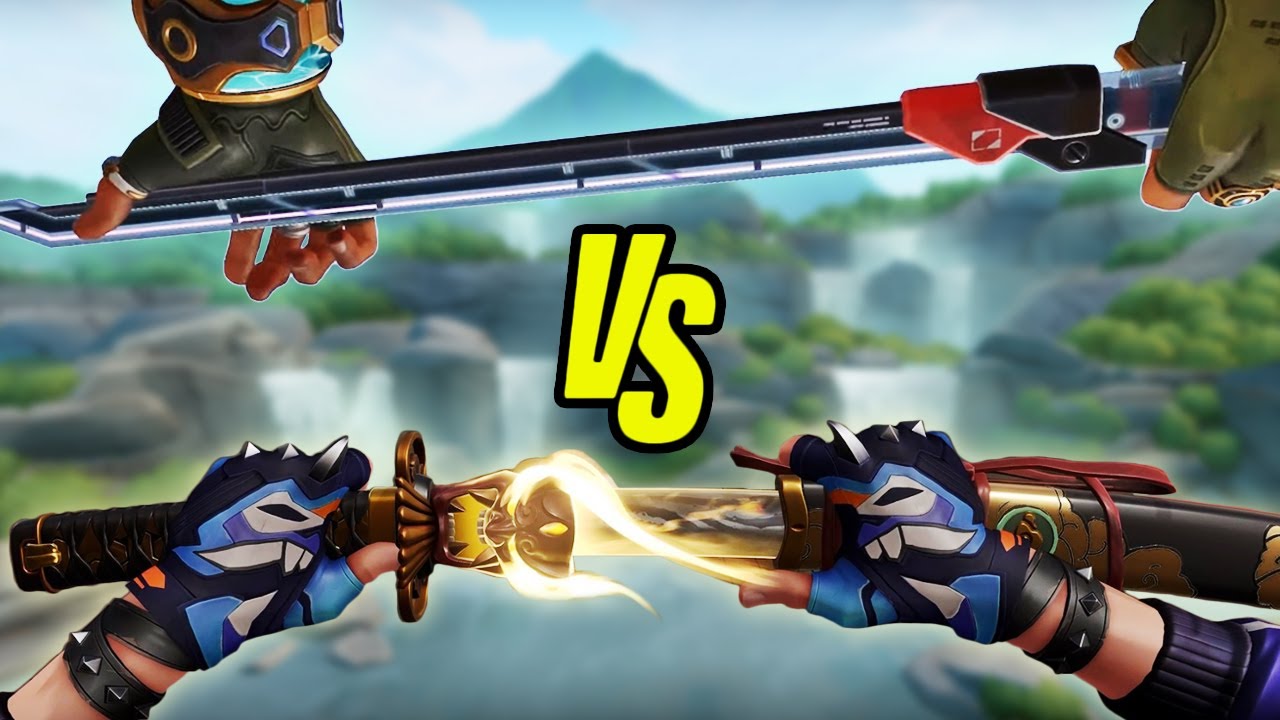 Oni Katana vs RGX Blade // Valorant New Skins - YouTube