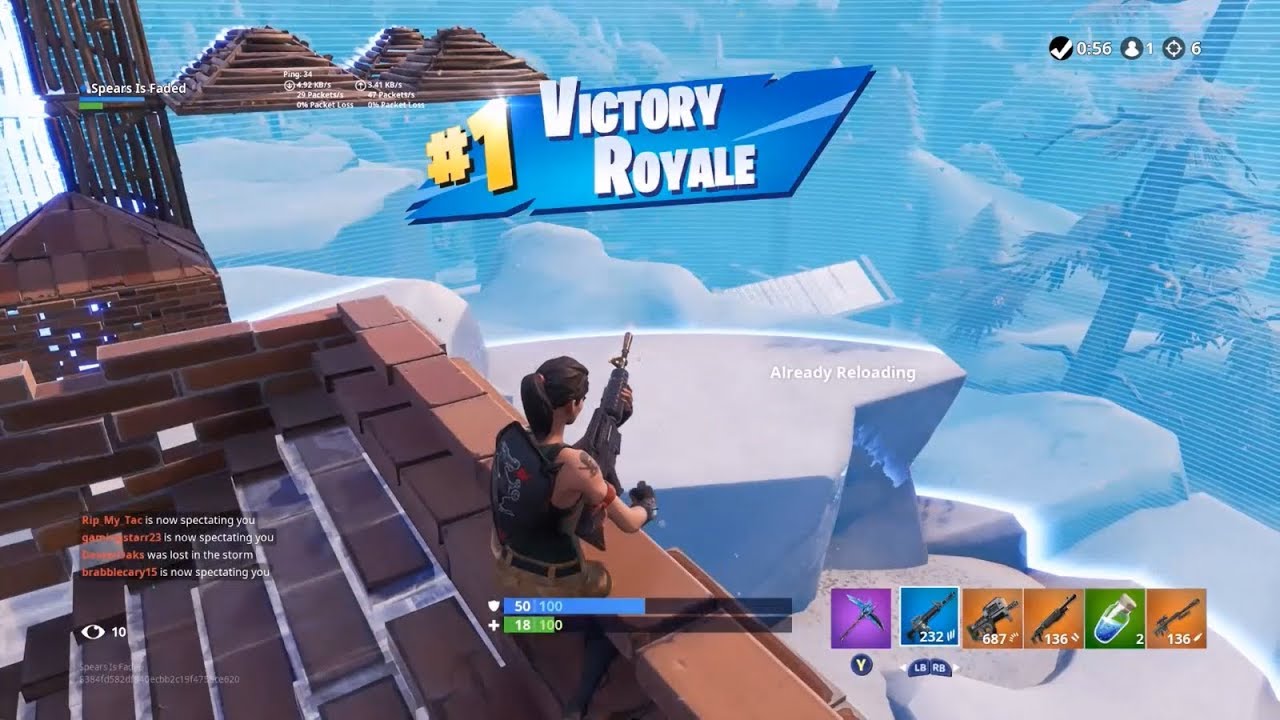 Solo Win 6 Kills Fortnite Youtube
