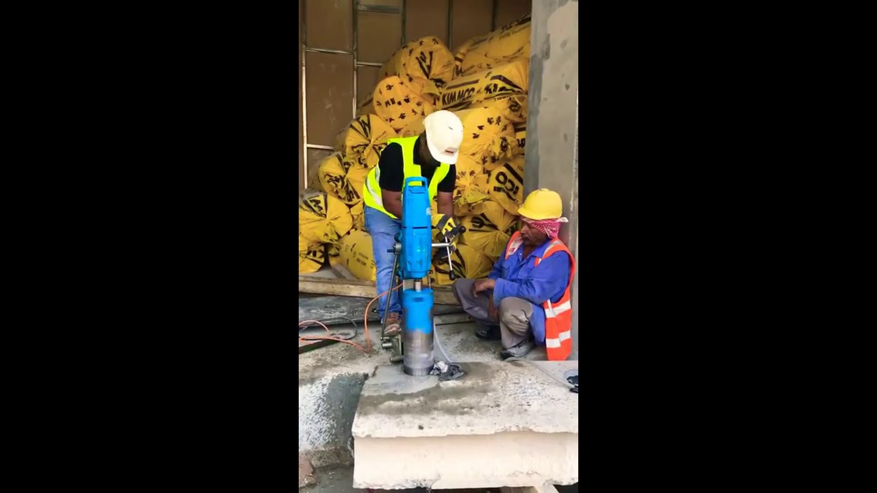 Tyrolit DME-33 Dynamic Up to 450mm Coring - YouTube