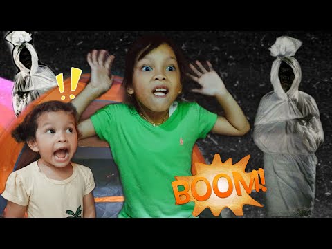 BOCIL PANIK ! 😱 PENAMPAKAN POCONG  SAAT CAMPING MALAM2 - BOCIL AUTO KABUR...