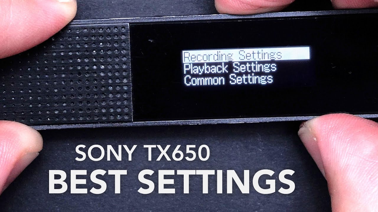 Sony TX650 | How to set up for WEDDINGS - YouTube