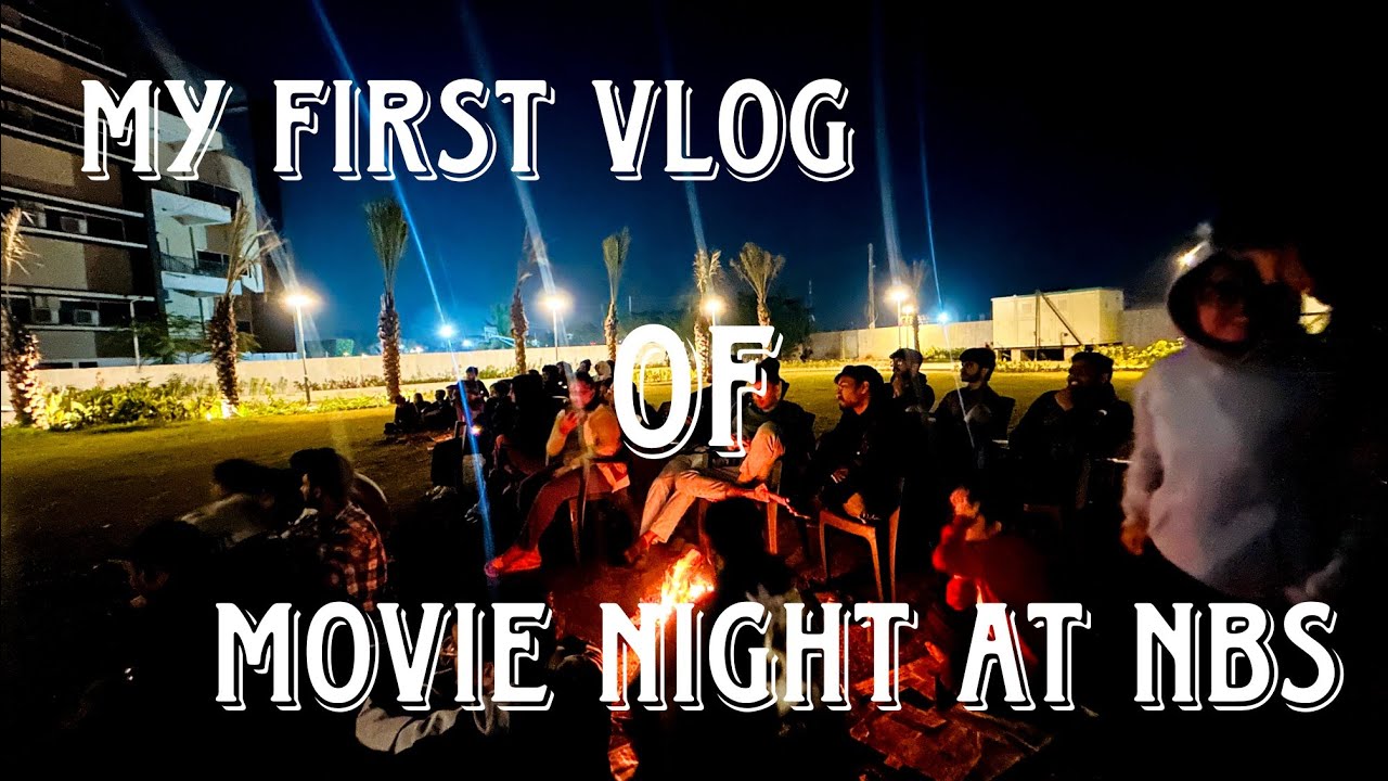 My first vlog movie night NBS - YouTube