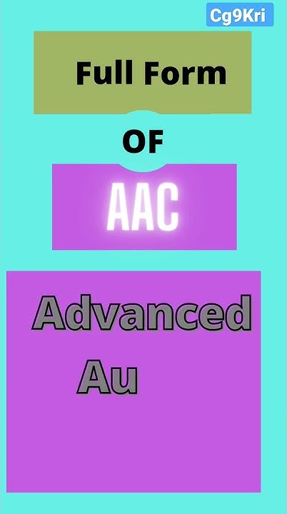 Full Form Of MS, AAC and SWF | Computer Knowledge - YouTube