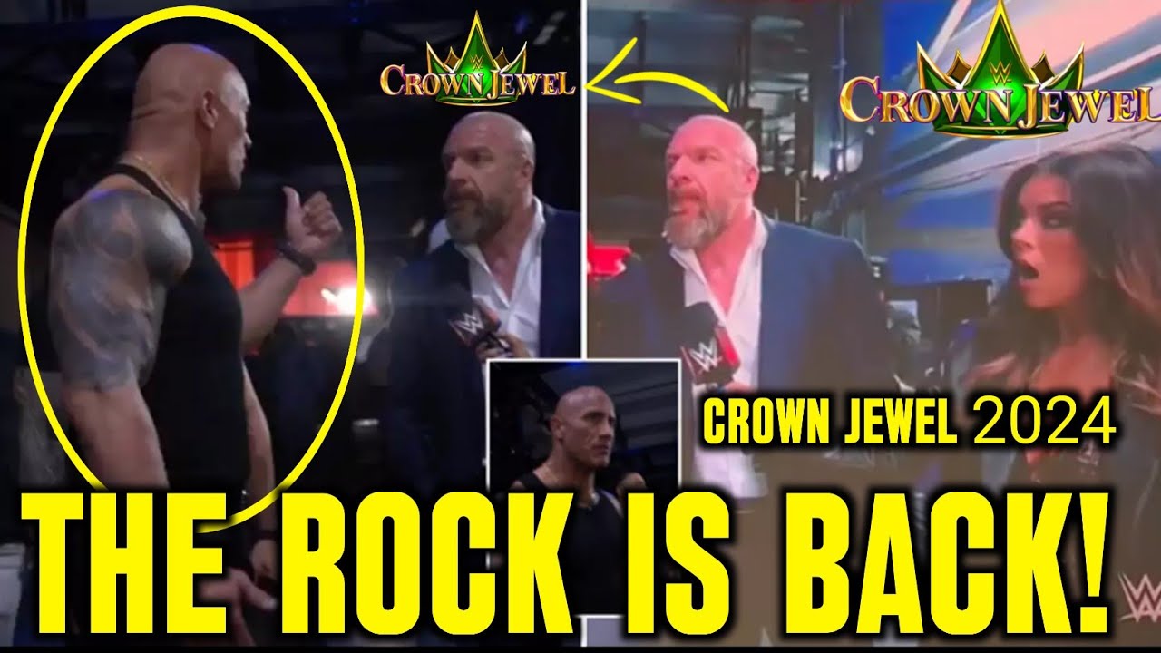 The Rock Is Back In Riyadh | WWE Crown Jewel 2024 - YouTube