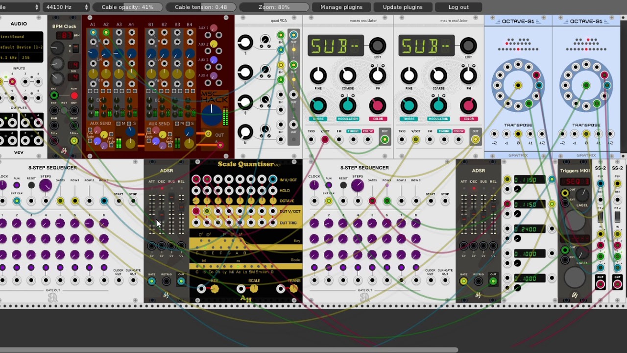 Sequences and envelopes on VCV Rack - YouTube