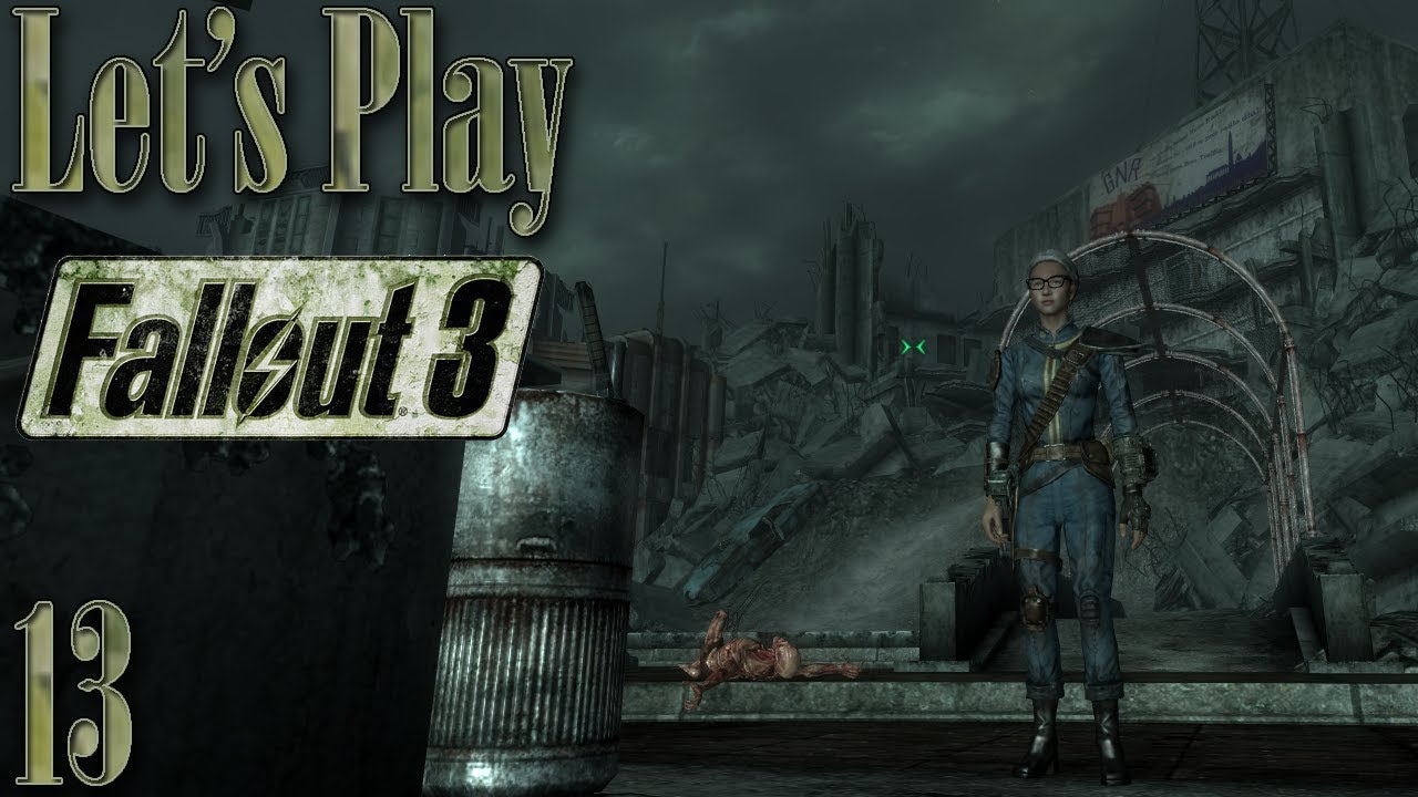 Let's Play Fallout 3, Blind [Ep 13] - Meeting with Three Dog at GNR ...
