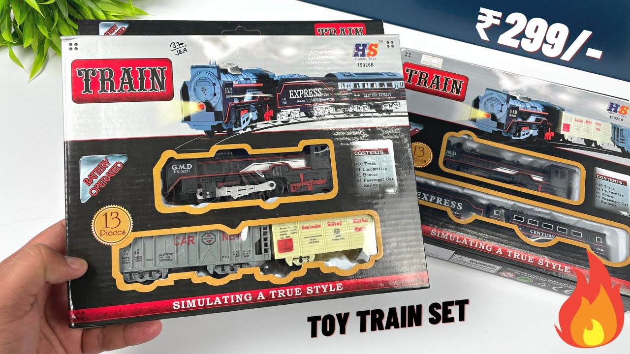 Top & Best Battery Operated Train Set | 13 Piece Toy Train Set - YouTube