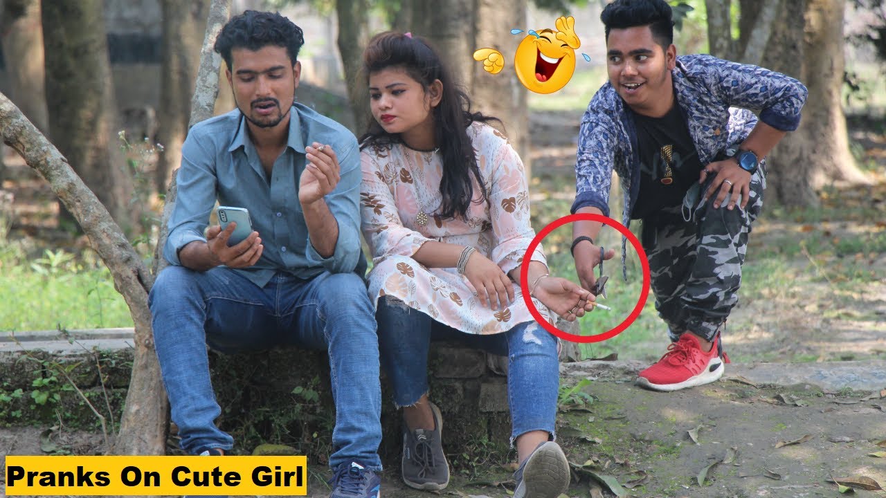 Best Funniest Pranks On Cute Girl ( SO FUNNY ) - YouTube