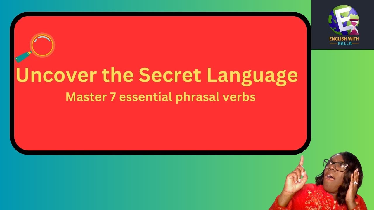 Uncover the Secret Language: Master 7 Essential Phrasal Verbs! 👀 to the ...