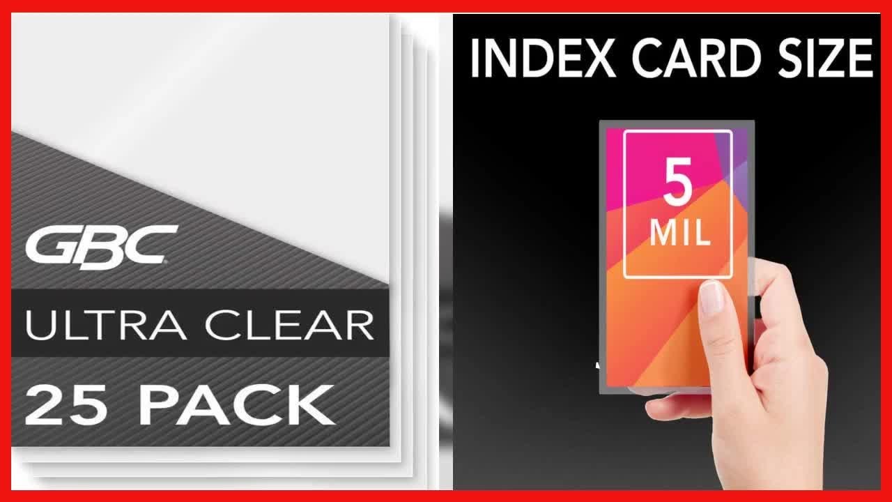 Great product - GBC Laminating Sheets, Thermal Laminating Speed Pouches ...