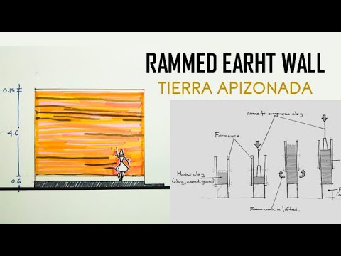 Rammed Earth Wall - YouTube