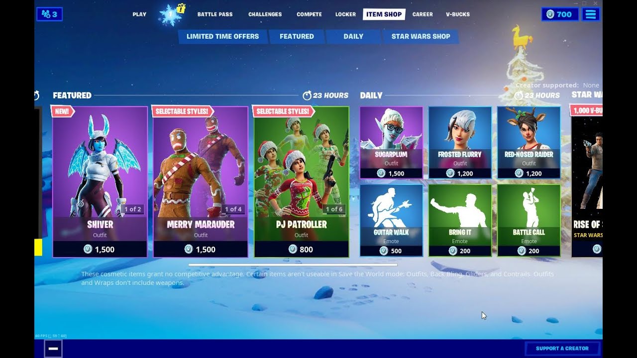 Fortnite Chapter2 Item Shop Today *December 26, 2019 - YouTube