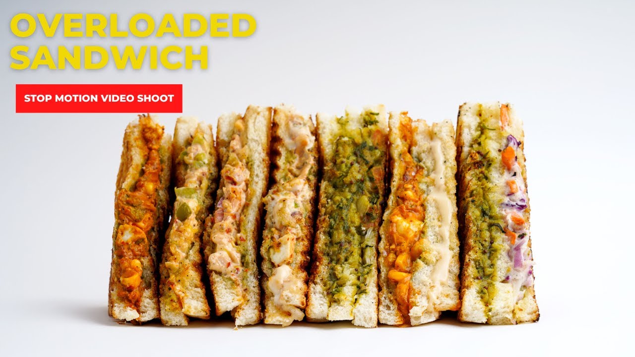 Delicious veg sandwich | veg club sandwich | zeal studio's - YouTube